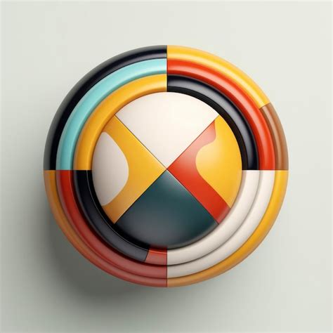 Premium Photo View Of 3d Abstract Sphere Background