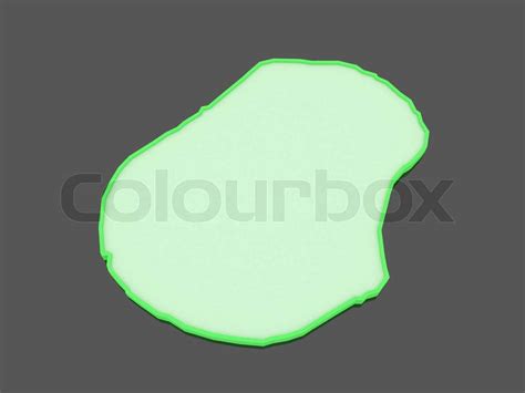 Map Of Nauru 3d Colourbox