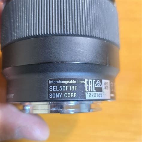 Yahooオークション Sony Fe50 F18 Sel50f18f Cplオマケ