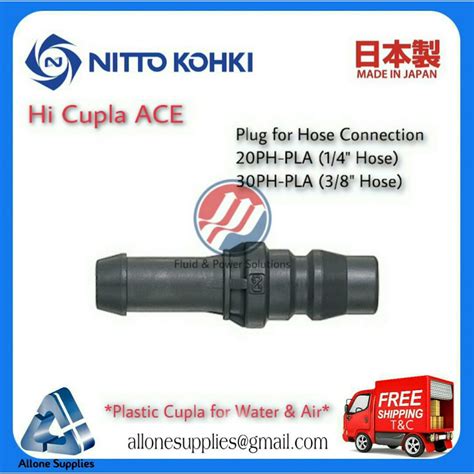 Genuinejapan Nitto Kohki Plastic Ace Cupla 20ph 30ph Air Coupler Air