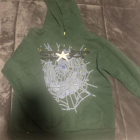 Green Spider Hoodie 100 Authentic 1 3 Day Depop