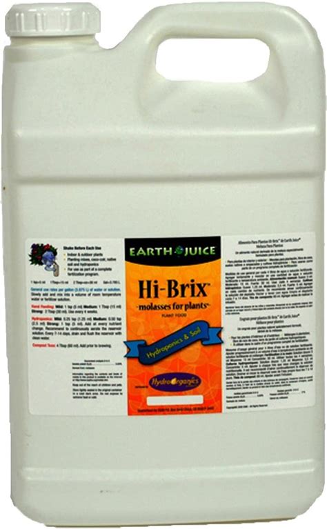 Earth Juice Hi Brix Molasses For Plants 25 Gallon Patio Lawn And Garden