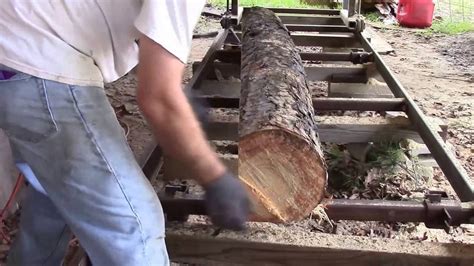 Running My Homemade Sawmill Youtube