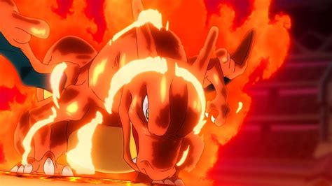 Ash Vs Leon Final Battle Charizard Vs Pikachu Pokemon Journeys