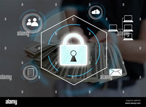 Cybersecurity Concept Global Network Security Technology Business People Protect Personal