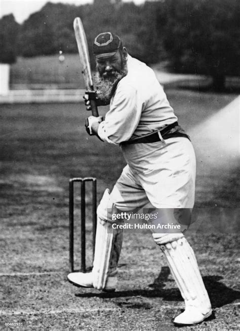 Cricketer And Physician William Gilbert Grace Circa 1900 Known As News Photo Getty Images