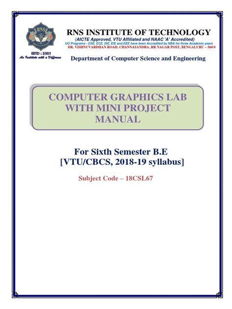 Cgv Manual Vtu Report Pdf