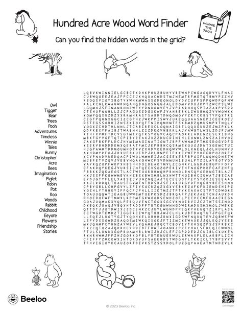 Winnie The Pooh Themed Word Searches • Beeloo Printable Crafts And