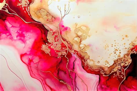 Premium Ai Image Red Abstract Backdrop Ai Generated