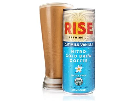 12 Pack Rise Brewing Co Vanilla Oat Milk Nitro Cold Brew Coffee