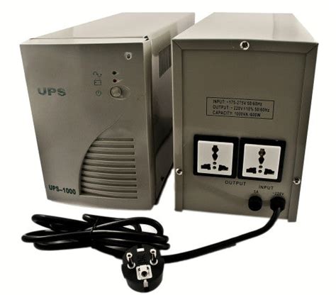 Vups 1000 Ups System 220240v Un Interruptible Power Supply 1000 Watts Voltage Converter