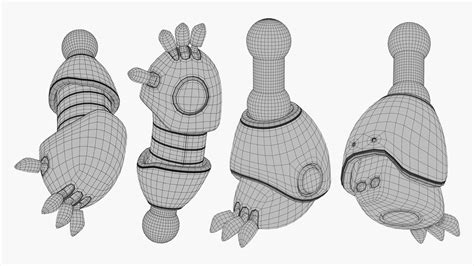 Rodent Robot 3d Model By Jebcg