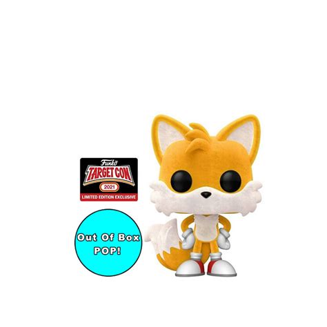 Tails 641 Sonic The Hedgehog Funko Pop Games Flocked Target Con E