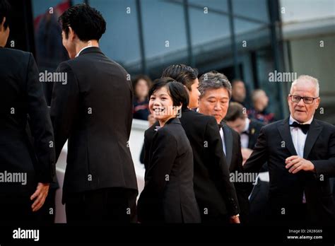 Cannes France 17th May 2023 Director Hirokazu Kore Eda Sakura Ando