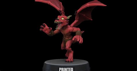 Winged Kobold By Printed Encounter Download Free Stl Model