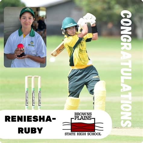 Browns Plains State High School Sporting Achievement For Reniesha