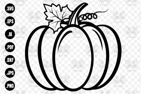 Halloween Pumpkin SVG Cut File Graphic By SiamVector Creative Fabrica
