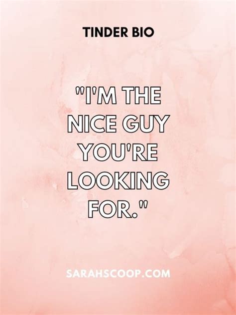 How To Write A Tinder Bio Example Bios Sarah Scoop