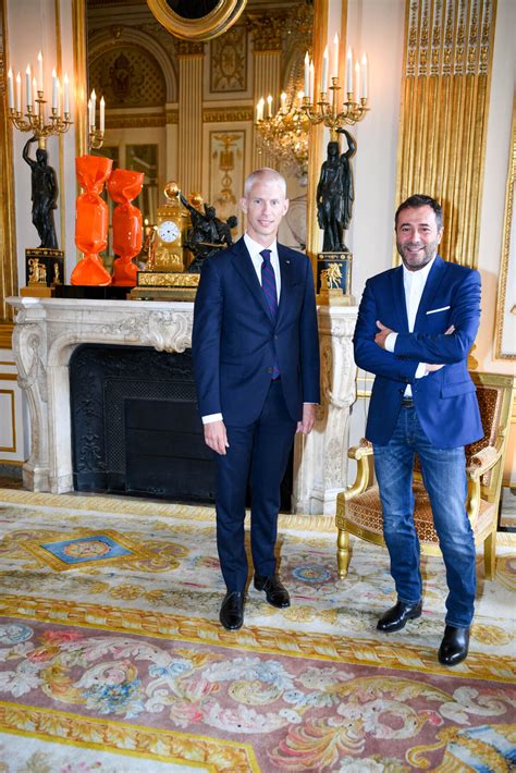 Photo Exclusif Bernard Montiel Et Franck Riester Ministre De La