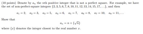Solved Points Denote By On The Nth Positive Integer Chegg Com