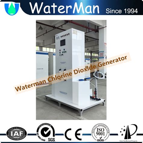 Plc Chlorine Dioxide Generator Dosing Pressured Pipe Capacity Clo2 100g H Water Treatment