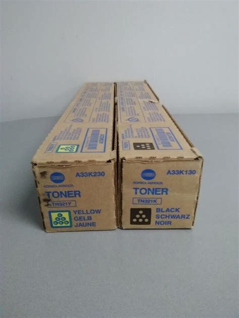 Konica Minolta A33K230 A33K130 Toner Cartridge LOT OF 2 | eBay