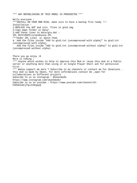 installation pdf