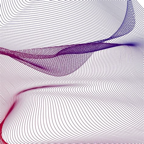 Premium Vector Free Glowing Fractal Grid Wave Background