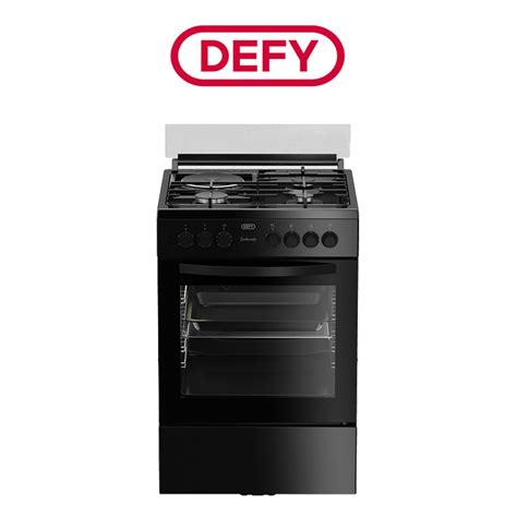 Defy 60cm Gas Electric Stove Black Dgs679 Ramas