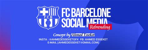 Fc Barcelona Social Media Rebrand Behance