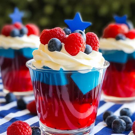 Red White Blue Layered Jello Cups An Amazing Ultimate 7 Layer Recipe