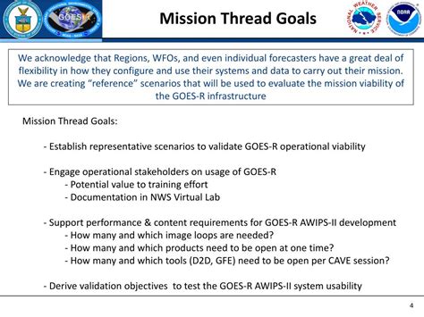 Ppt Goes R Mission Threads And Operational Viability Satellite