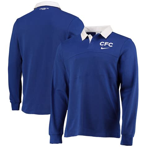 Chelsea Long Sleeve Polo Blue