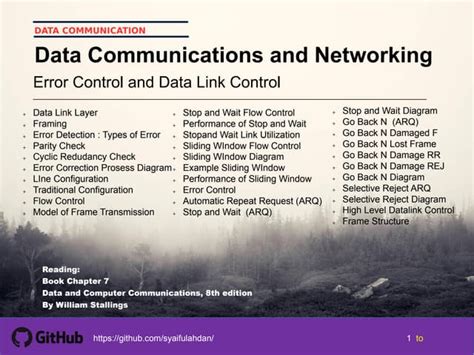 Dc Ch07 Error Control And Data Link Control Pdf Computer Networking Computing