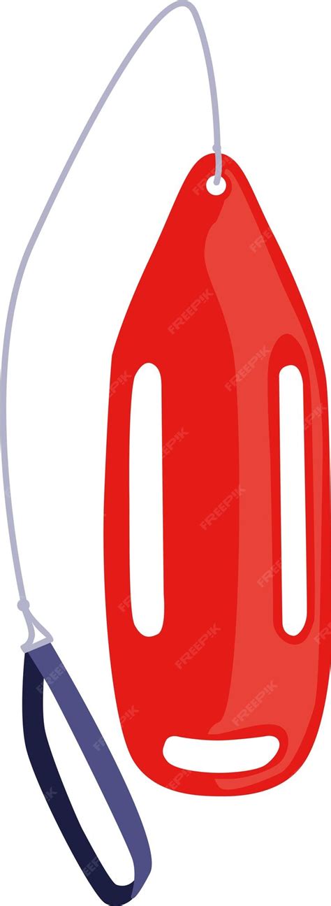 Premium Vector Vector Illustration Of A Beach Lifeguard Float