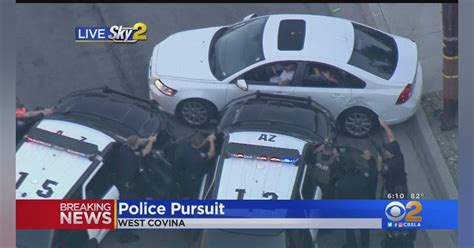 California Police Pursuit Ends In Pit Maneuver Following Wild Chase