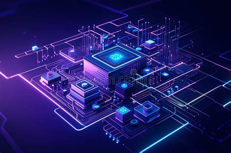 Digital Visualization Of Ai Algorithms Featuring Linked Nodes And