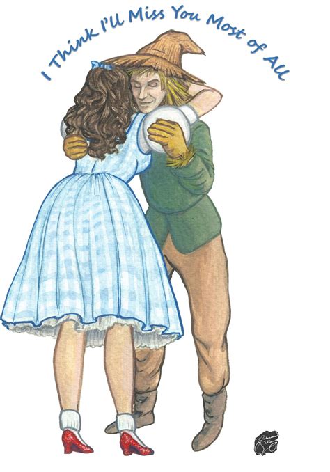 Wizard Of Oz Dorothy And Scarecrow