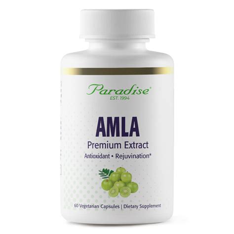 Organic Amla Supplement With Vitamin C Paradise Herbs