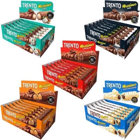 Chocolate Trento Massimo Cx Com 16 Unid De 30 Grs Escolha O Sabor