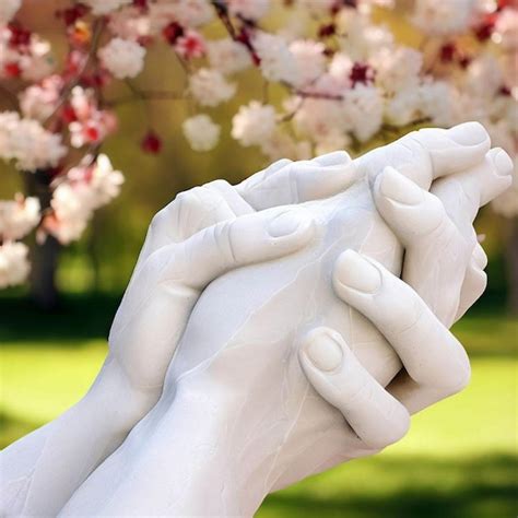 Premium Ai Image A Statue Of Two Hands