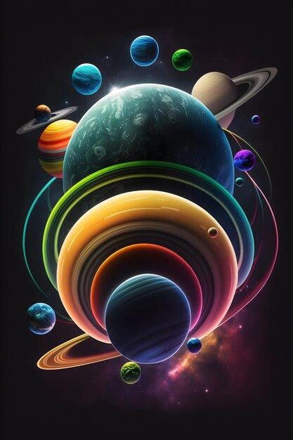 Premium Photo Gradient Space Background
