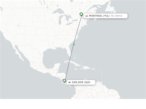 Direct Non Stop Flights From San Jose To Montreal Schedules