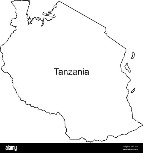 Tanzania Map Icon Vector Illustration Design Stock Vector Image And Art