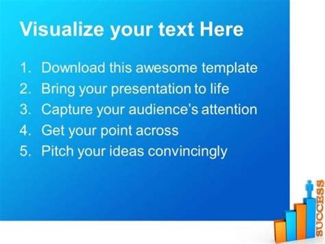 Colored Bar Graph With Person Success PowerPoint Templates And PowerPoint Themes