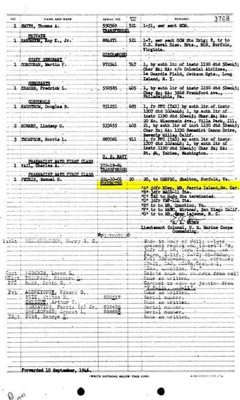 Usmc Unit Diary No 8 46