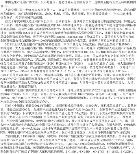 中国金刚石两面顶压机发展与现状1 行业动态 河南富航超硬材料有限公司