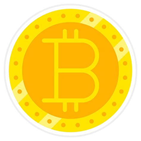 비트코인 아이콘 프리미엄 벡터