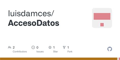Github Luisdamces Accesodatos