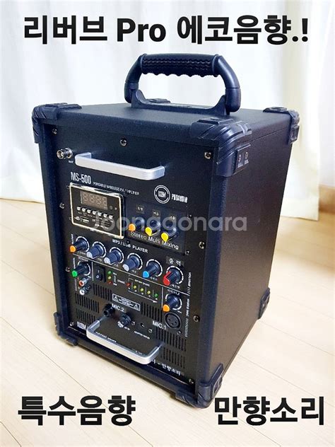 섹소폰앰프 기타앰프 이동노래방 리버브 에코 유무선마이크 스피커 중고나라